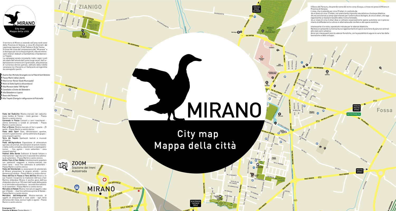 Map of Mirano - thiswaymaps mappe personalizzate e vettoriali per ...