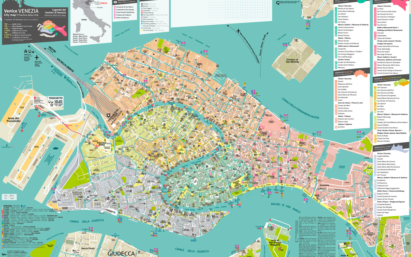 Venice Tourist Leaflet Map - thiswaymaps mappe personalizzate e ...